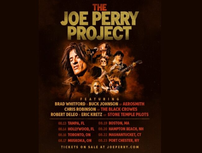 The Joe Perry Project Announces Tour Now That Aerosmith Is Retired From ...