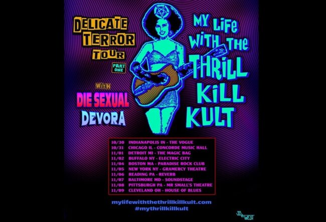 My Life With The Thrill Kill Kult Announces Delicate Terror Tour: Part ...
